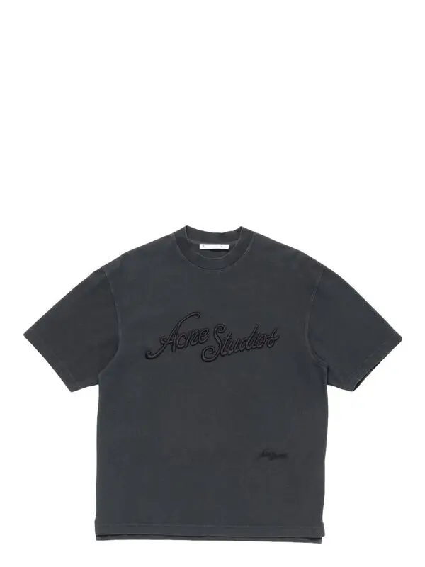 Acne Studios Item O-neck Short-sleeved T-shirt - Black