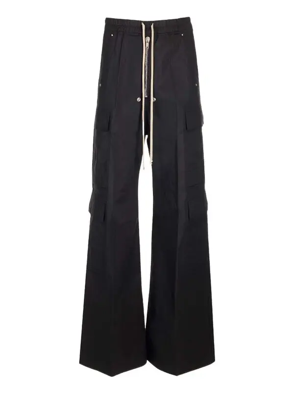 Rick Owens Drawstring Wide-leg Trousers - Black