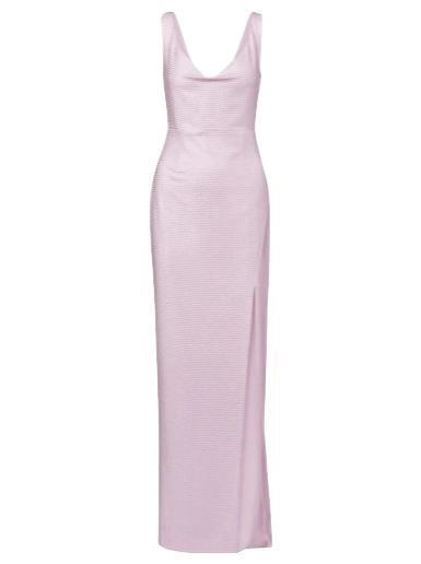 Roland Mouret Embellished Gown With Slits - Pink
