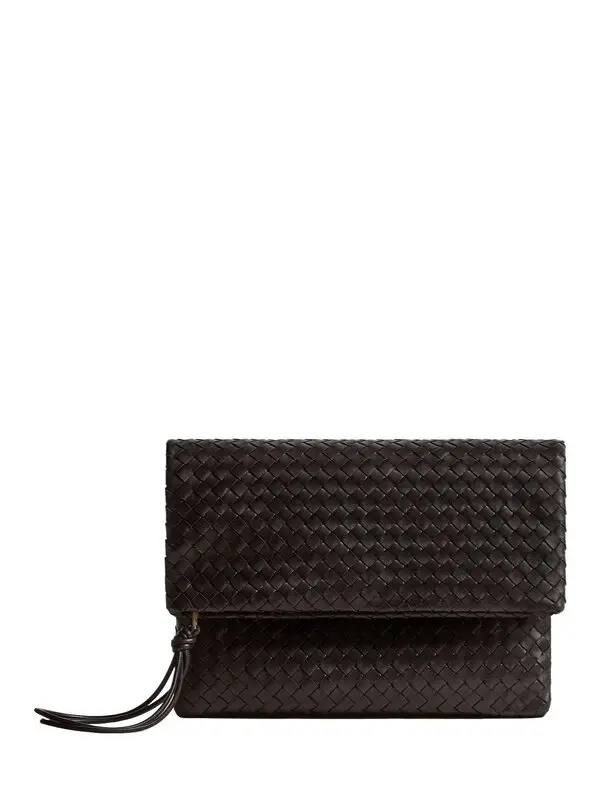 Bottega Veneta Intrecciato Pouch - Black