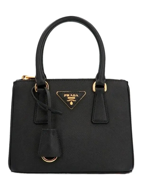 Prada Galleria Saffiano Leather Micro Bag - Black
