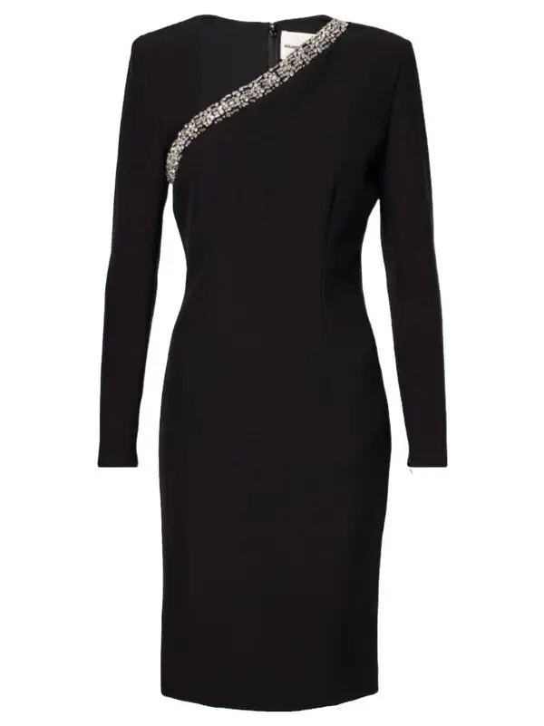 Roland Mouret Embellished Midi Dress - Black