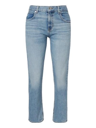 NILI LOTAN Straight Leg Jeans - Blue