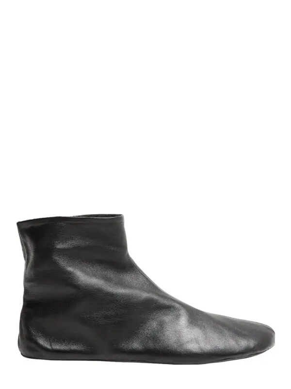 THE ROW Stella Ankle Boots - Black