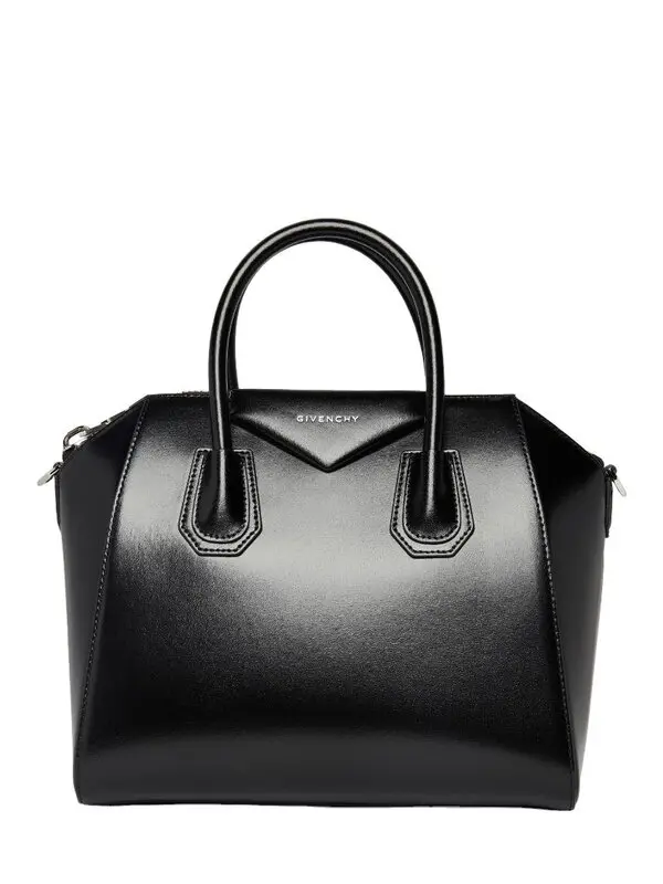 Givenchy Antigona Logo Handbag - Black