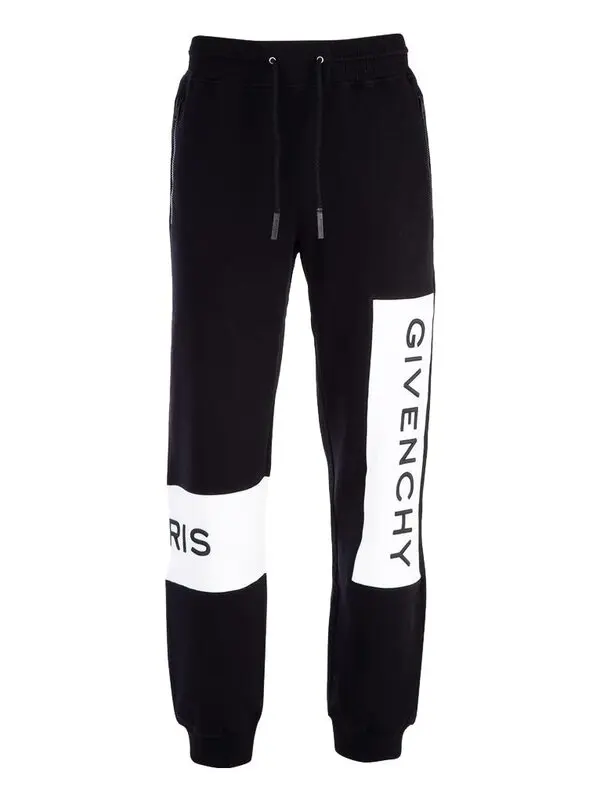 Givenchy Logo Decal Sweatpants - Black