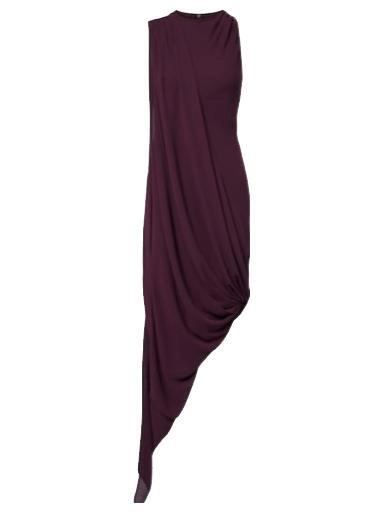 Victoria Beckham Sleeveless Georgette Midi Dress - Black