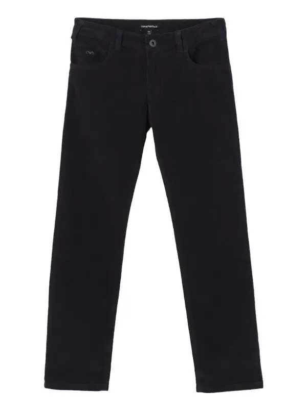 Emporio Armani Belt-loop Pants - Black