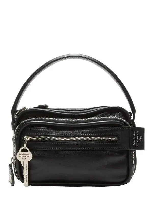 Acne Studios Camero Grained Leather Crossbody Bag - Black