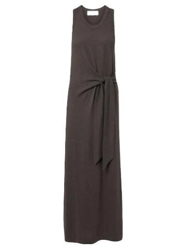 LISA YANG Angeline Cotton Cashmere Maxi Dress - Black