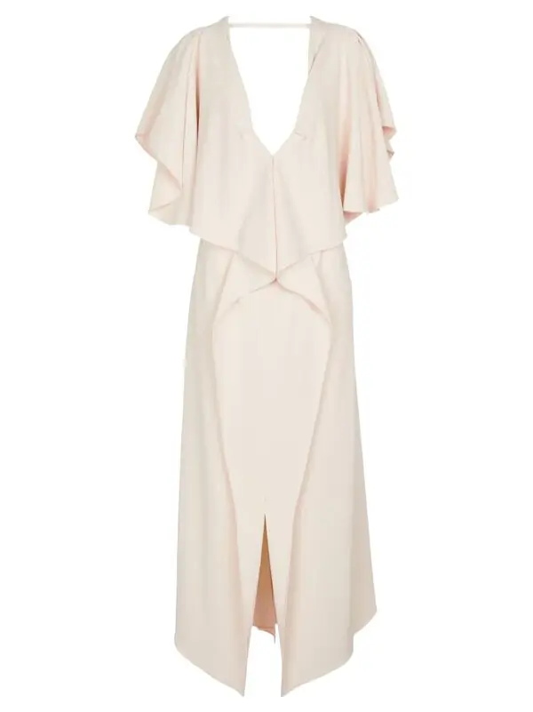 Roland Mouret Frilled Strap Dress - White