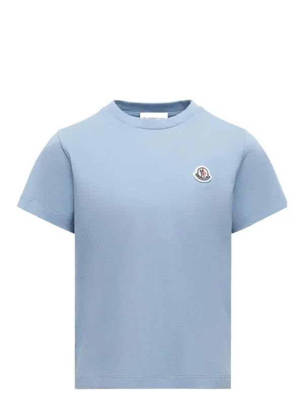 Moncler Logo Patch Pack Of Three T-shirts - Blue
