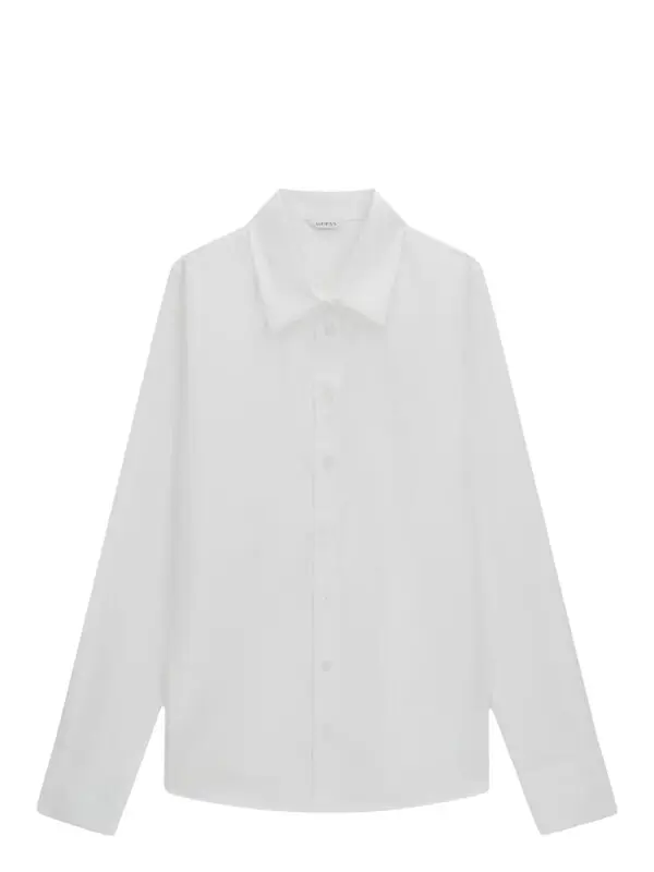 Guess Long-sleeved Shirt With Pointed Collar - No