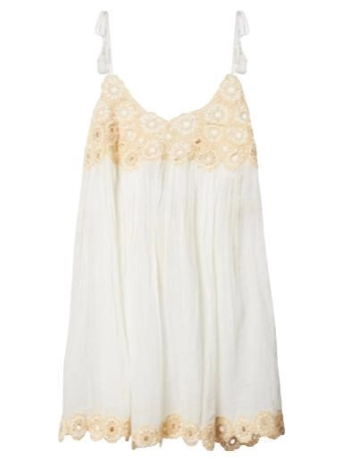 Ulla Johnson Tula Crochet Trimmed Cotton Beach Dress - White
