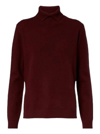 JIL SANDER High Neck Long Sleeve Knitwear - Brown
