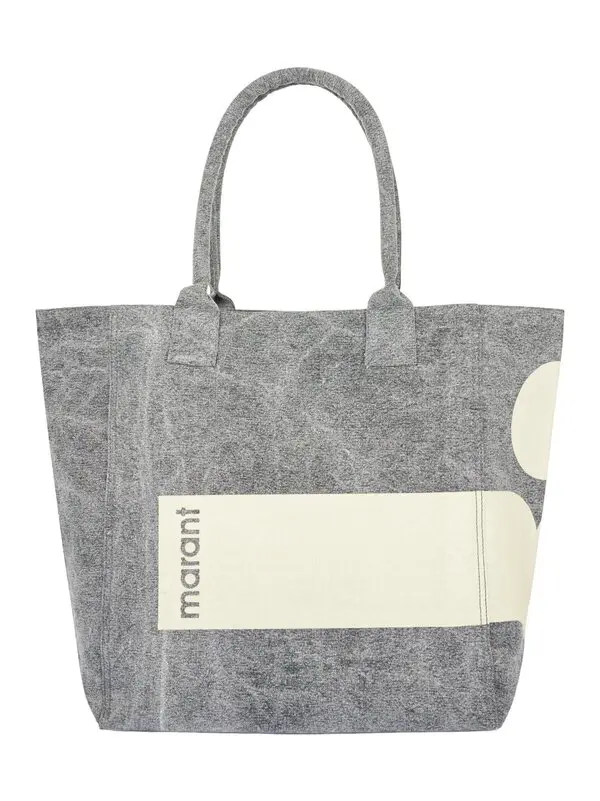 Isabel Marant Étoile Yenky Logo Tote Bag - Gray