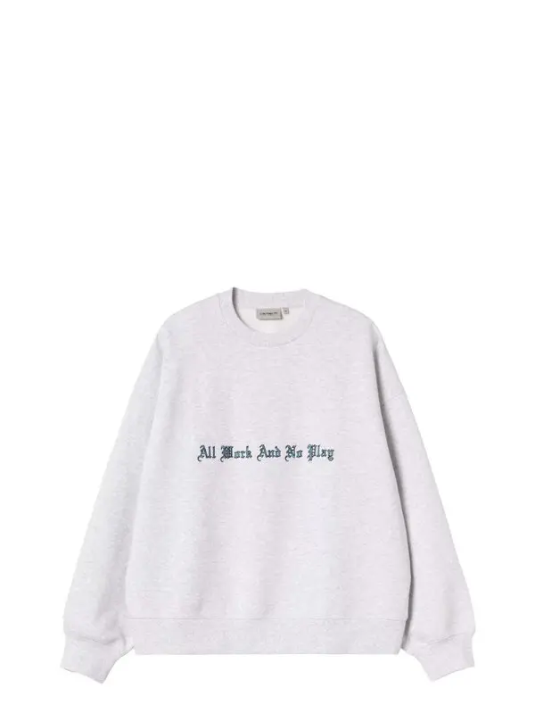 Carhartt Work In Progress No Play" Sweatshirt - White