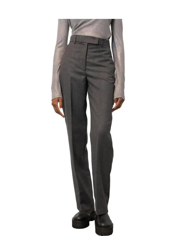 Seventy Belt-loop Casual Pants With Zipper And Pockets - Black