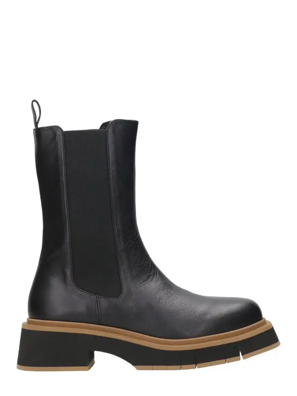 PALOMA BARCELO Round Toe Chelsea Boots - Black