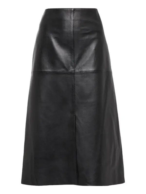 JOSEPH Cortical A-shaped Miniskirt - Black