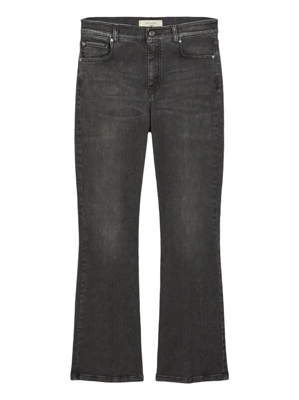 Max Mara Rapallo Cropped Jeans - Black