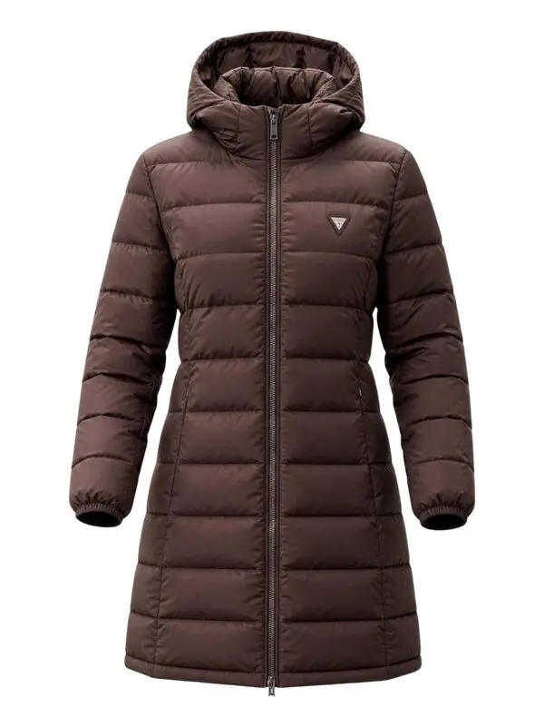 Guess Long-sleeved Cotton-padded Hooded Jacket - Black