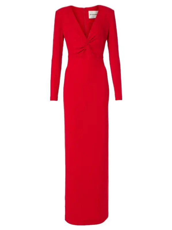 Roland Mouret Gathe Cady Gown - Red