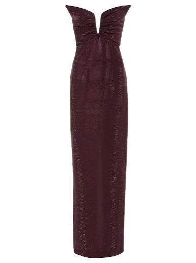 Roland Mouret Embellished Off-the-shoulder Gown - Red