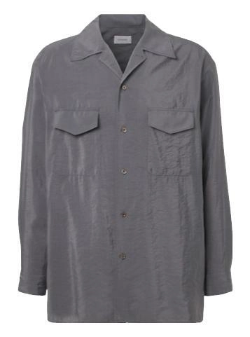 LEMAIRE Silk-blend Shirt - Gray