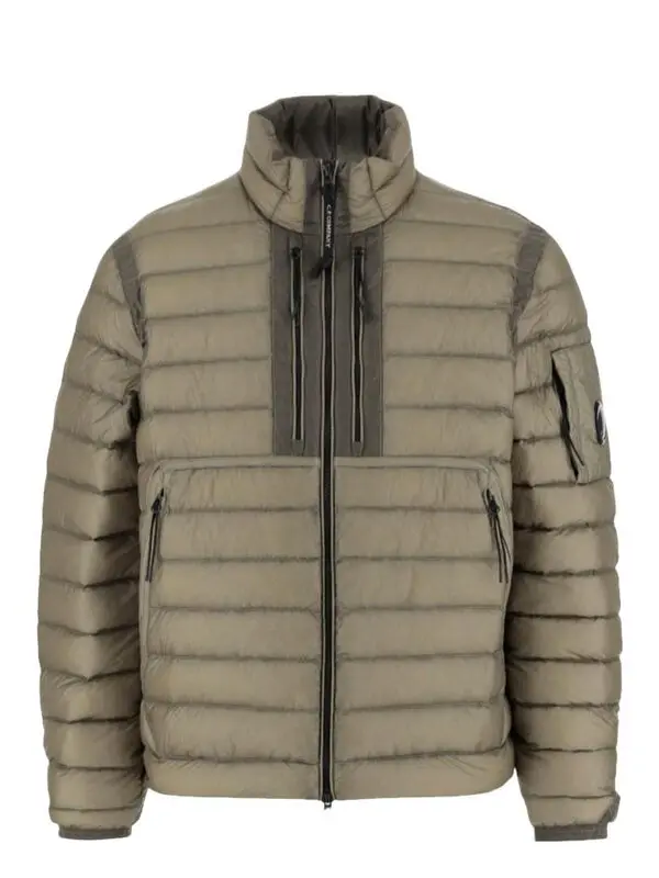 C.P. COMPANY D.d. Shell Goggle Down Jacket - Gray