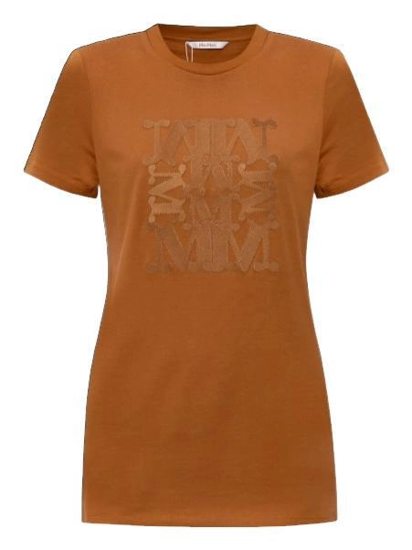 Max Mara Crewneck Short-sleeve T-shirt - Brown