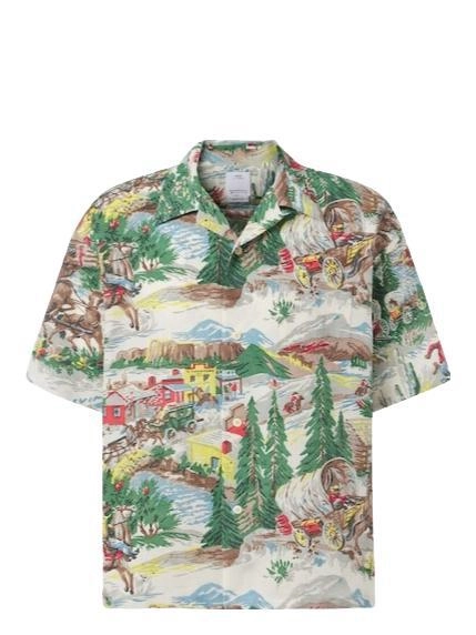 Visvim Crosby Printed Silk-blend Bowling Shirt - Multicolor