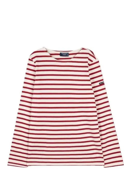 Saint James Striped Graphic T-shirt - Pink