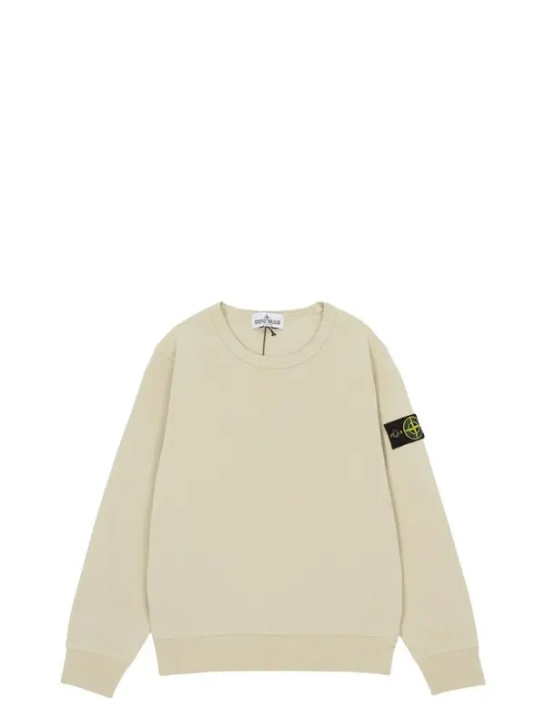Stone Island Long Sleeve Sweatshirt - Sand-colored