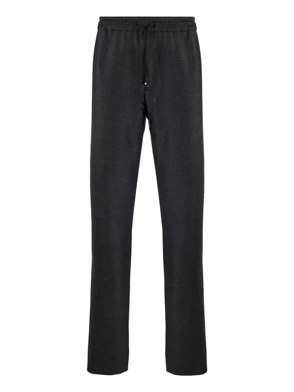 Sease Drawstring Casual Pants - Grey