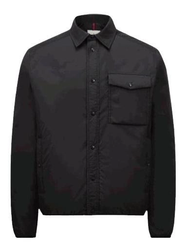 Moncler Lapel Long-sleeved Casual Jacket - Black