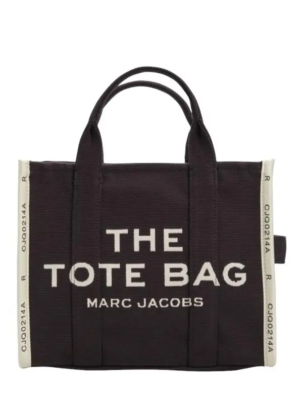 Marc Jacobs Logo Canvas Tote Bag - Black