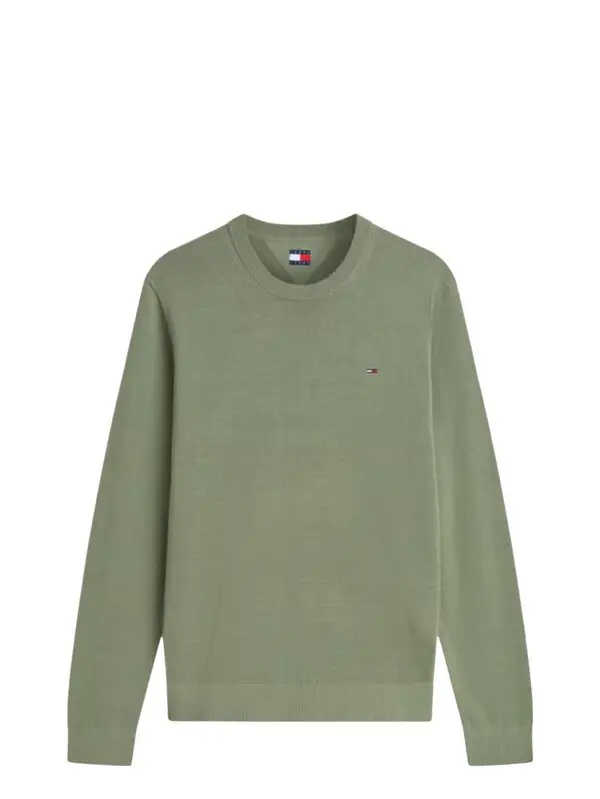Tommy Hilfiger Long-sleeve Knitted Pullover - Green
