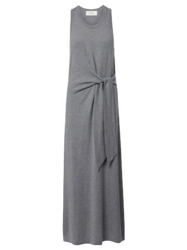LISA YANG Angeline Cotton Cashmere Maxi Dress - Gray
