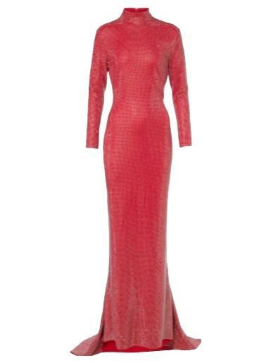 Solace Vivienne Embellished Gown - Red