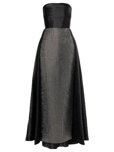 Solace Embellished Corset Gown - Black