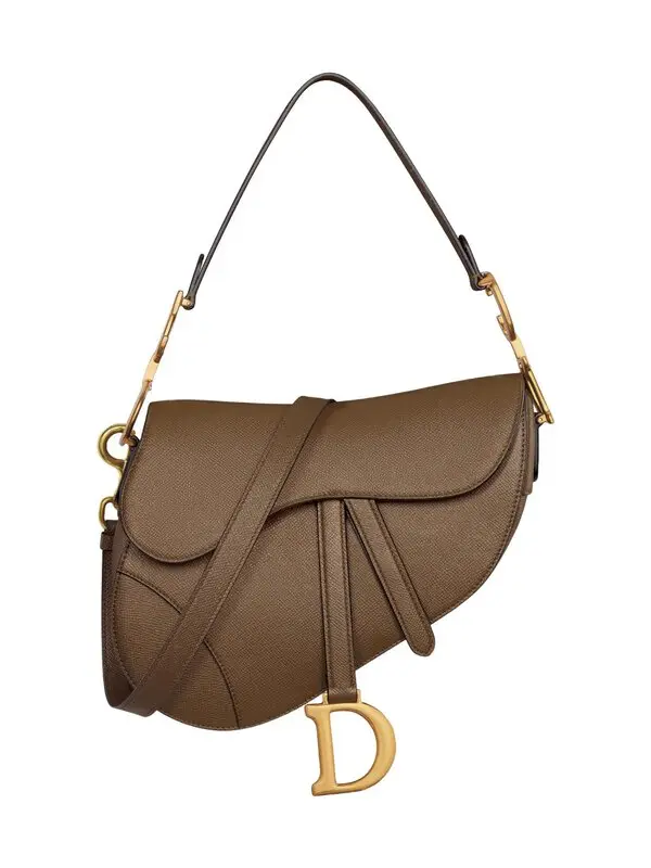 Dior Saddle Bag With Strap - Brown