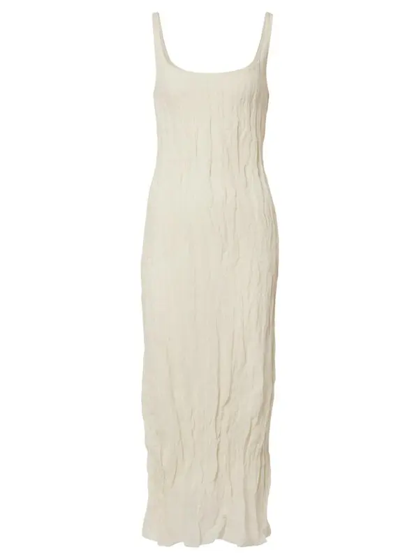 RÓHE Cotton-blend Midi Dress - Nude