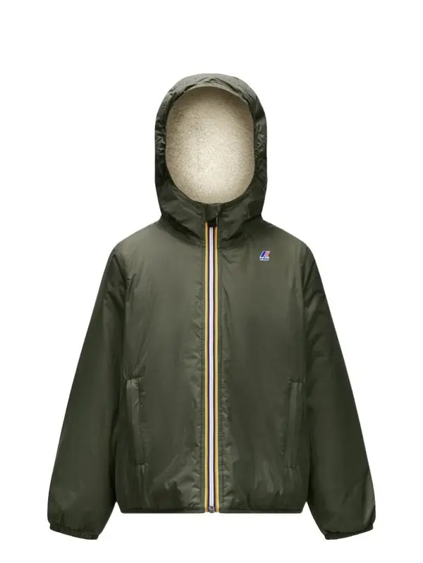 K-WAY Long Sleeve Hooded Jacket - Green