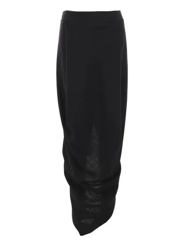 QUIRA Asymmetrical Skirt - Black