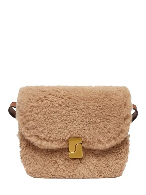 Soeur Flap Shoulder Bag - Brown