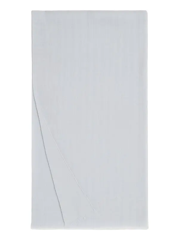 Loro Piana Maxi Crest Stole - Periwinkle