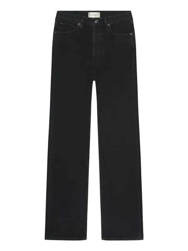FRAME Jeans With Belt Loops And Multiple Pockets - Black