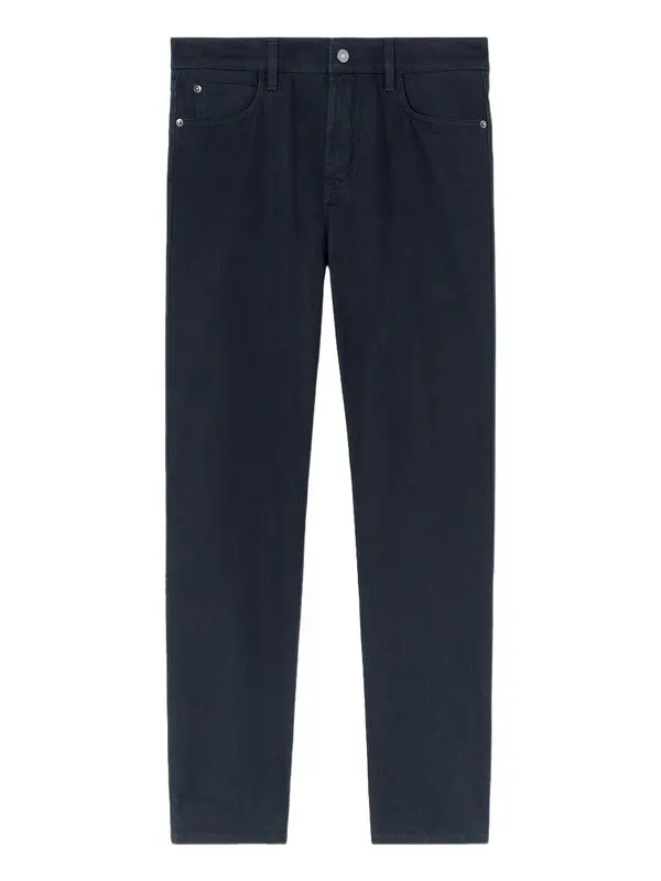 Loro Piana Five-pocket Cotton Trousers - Navy Blue