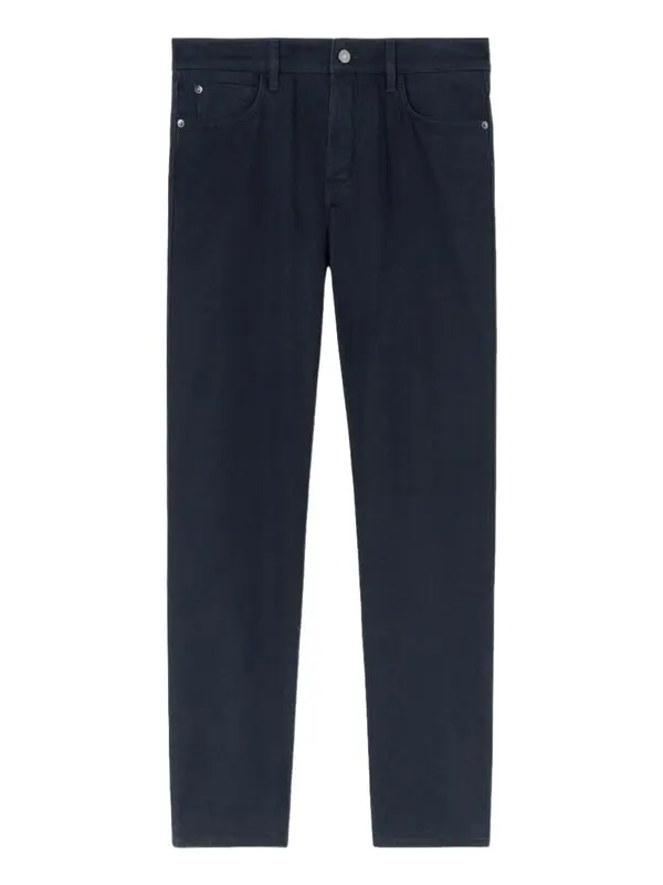 Loro Piana Cotton Trousers - Navy Blue